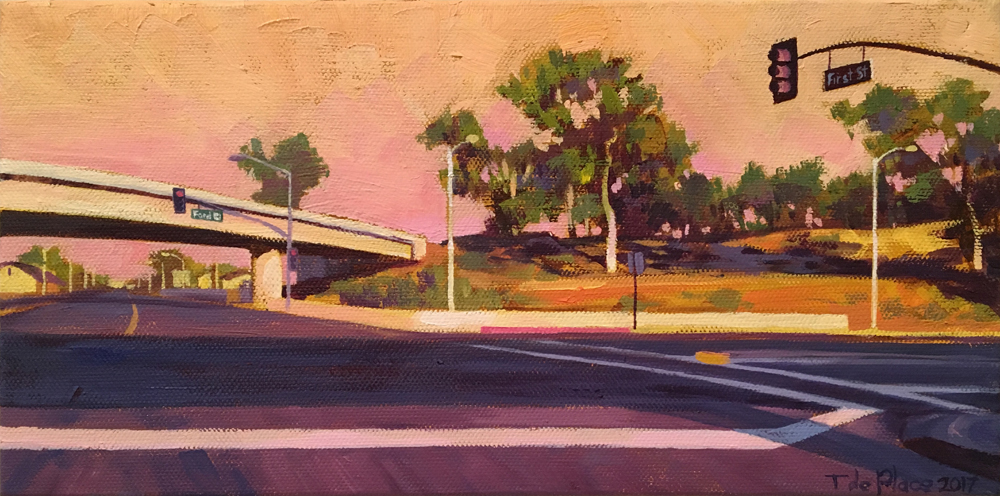 Urban Landscape Oil Paintings by Timothee de Place